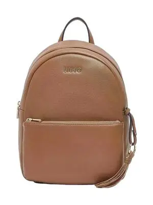 Liu Jo Tassel-detail Zipped Backpack - Brown