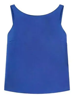 Malìparmi Viscose Sleeveless Top - Blue