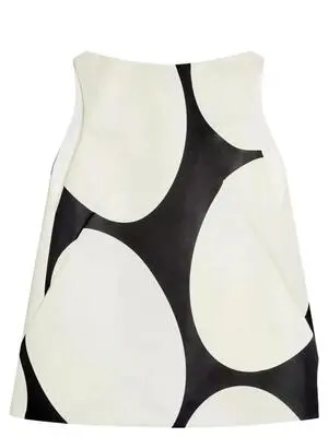Dries Van Noten Dabel Giant Egg Satin Mini Dress - Neutrals