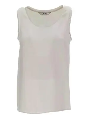 Max Mara Round-neck Top - Neutrals
