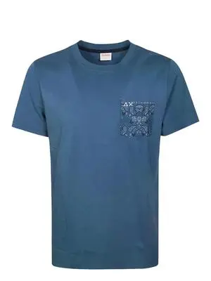 SUN 68 Cotton Pocket T-shirt - Blue