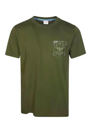 SUN 68 Bandana-pocket T-shirt - Green