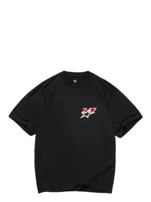 REPRESENT Team 247 Star Printed T-shirt - Black