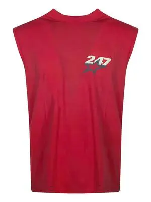 REPRESENT Star-print Vest - Red