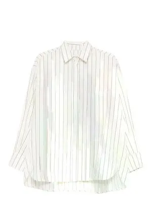 Faithfull The Brand Angelo Pinstriped Shirt - Neutrals