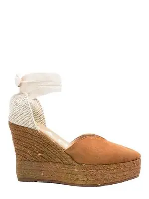 Manebí Tie-detail Almond-toe Espadrilles - Brown