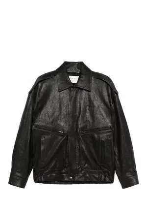 Saint Laurent Leather Jacket - Black