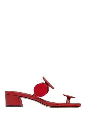 Bernardo Jupiter Moon Toe-ring Sandals - Red