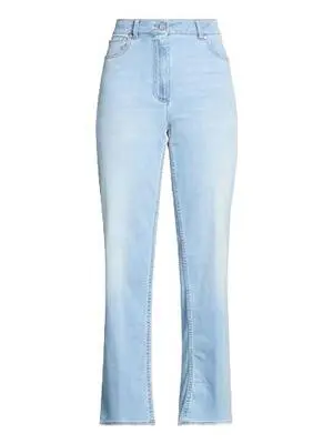 Peserico Straight-leg Jeans With Brand Logo - Blue