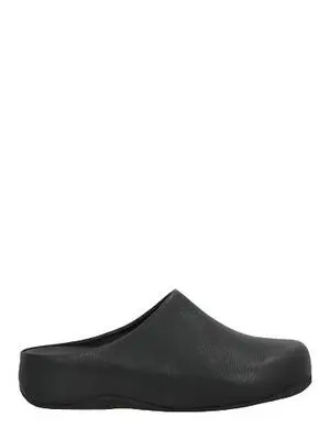 Fitflop Leather Clogs - Black