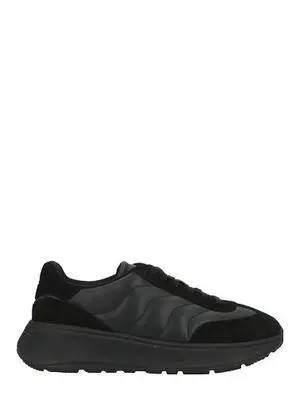 Fitflop Low-top Leather Sneakers - Black
