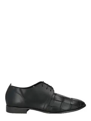 Moma Calfskin Leather Lace-up Derby Shoes - Black