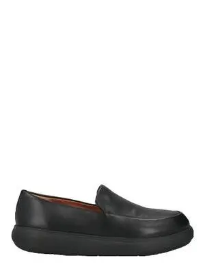 Fitflop Leather Loafers - Black