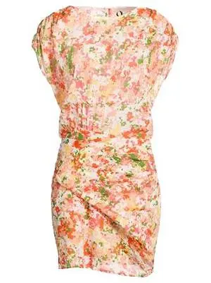 8PM Camouflage-print Mini Dress - Orange
