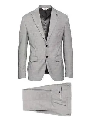 PAOLONI Suit Size Virgin Wool - Grey