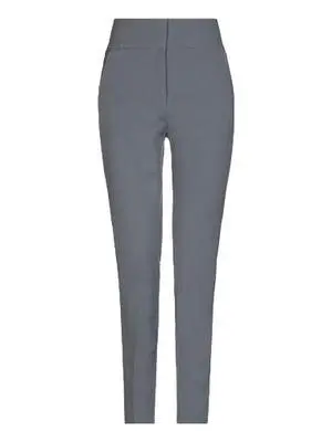 Peserico Cotton Elastane Tapered Leg Trousers - Grey
