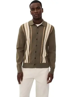 Guest In Residence Baja Plaza Shirt Cypress Combo