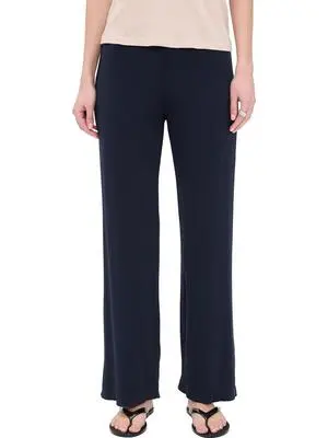 Donni. The Baby Scallop Sweatpants - Navy