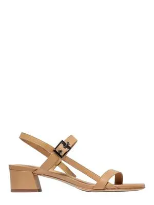Bernardo Jinji Buckle Strap Sandals Neutrals