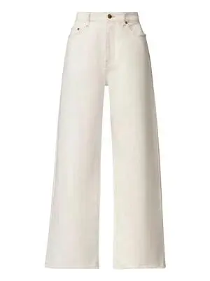 Fabiana Filippi Belt-loop Pocket Wide Leg Jeans - Neutrals