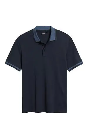 BOSS Parlay Tipped Cotton Polo