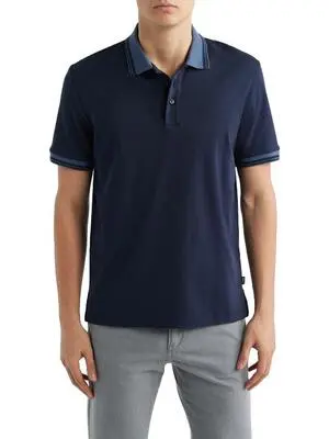 BOSS Parlay Tipped Cotton Polo