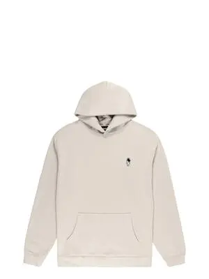 DALIX Astronaut Relaxed Midweight Fleece Pullover Hoodie - Bone