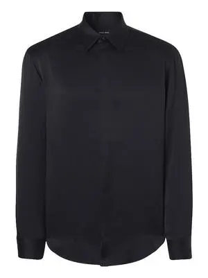 Giorgio Armani Silk Shirt - Black