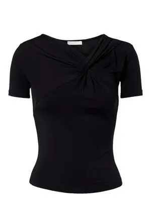 ERES Anna Gathered T-shirt - Black