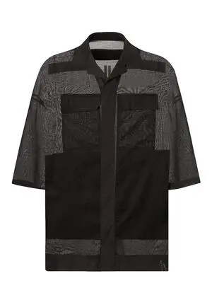 Rick Owens Magnum Tommy Cotton Shirt - Black