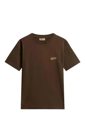 Woolrich Logo-print Crew-neck T-shirt - Brown