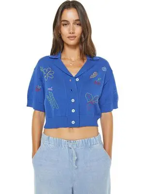 MOTHER Boxy Raquette Open Table Shirt