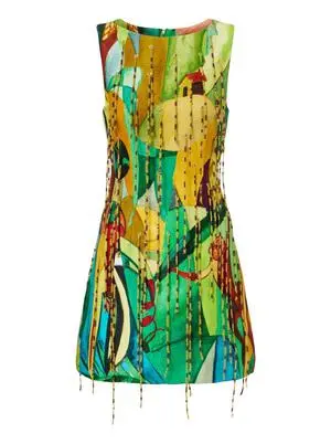 ALEMAIS Mokshini Beaded Minidress - Multicoloured