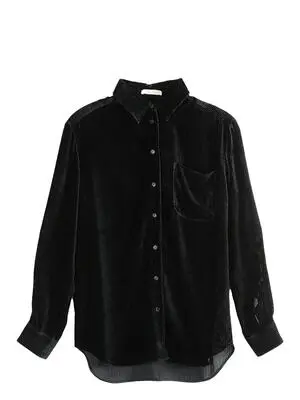 THE ROW Gavina Shirt - Black
