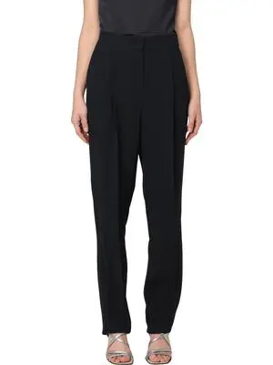 Emporio Armani Crêpe Trousers - Black