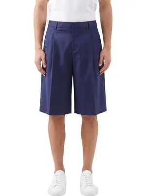 Ami Tailored Pleated Shorts - Ink