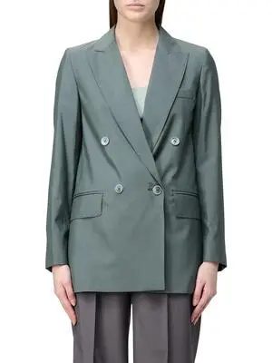 Max Mara Double Breasted Jacket - Green