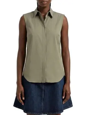 Brunello Cucinelli Brunello Cucinelli Sleeveless Shirt Green