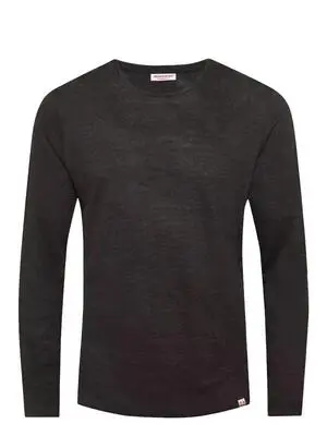 Orlebar Brown Ob-t Long-sleeve Linen T-shirt - Grey