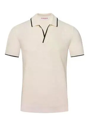 Orlebar Brown Horton Striped V-neck T-sshirt - White