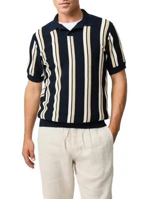 Rodd & Gunn Royce Hill Johnny Collar Polo - Midnight
