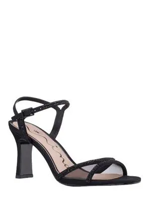 Nina Ankle Strap Sandal - Black