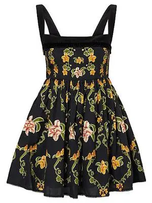 Agua Bendita Agua Bendita Barbara Cordillera Floral Mini Dress Multicolor