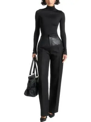 Manière De Voir Ternelle Mock Neck Top - Black