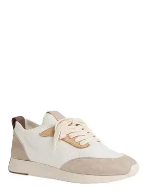 Aquatalia Rolo Knit Sneakers - Soft White