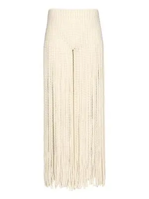 Alaïa Beaded Pant - Blanc Naturel
