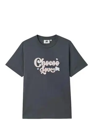 CHOCOOLATE Logo-embroidered T-shirt - Grey