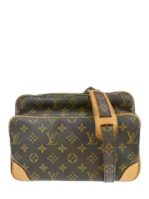 LOUIS VUITTON 2003 Nile Monogram Shoulder Bag - Brown