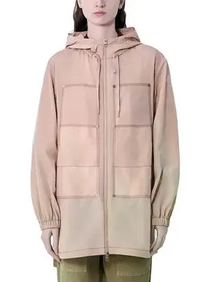 Moncler Hooded Coat - Pink