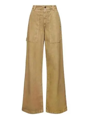 Moncler Wide-leg Trousers - Neutrals